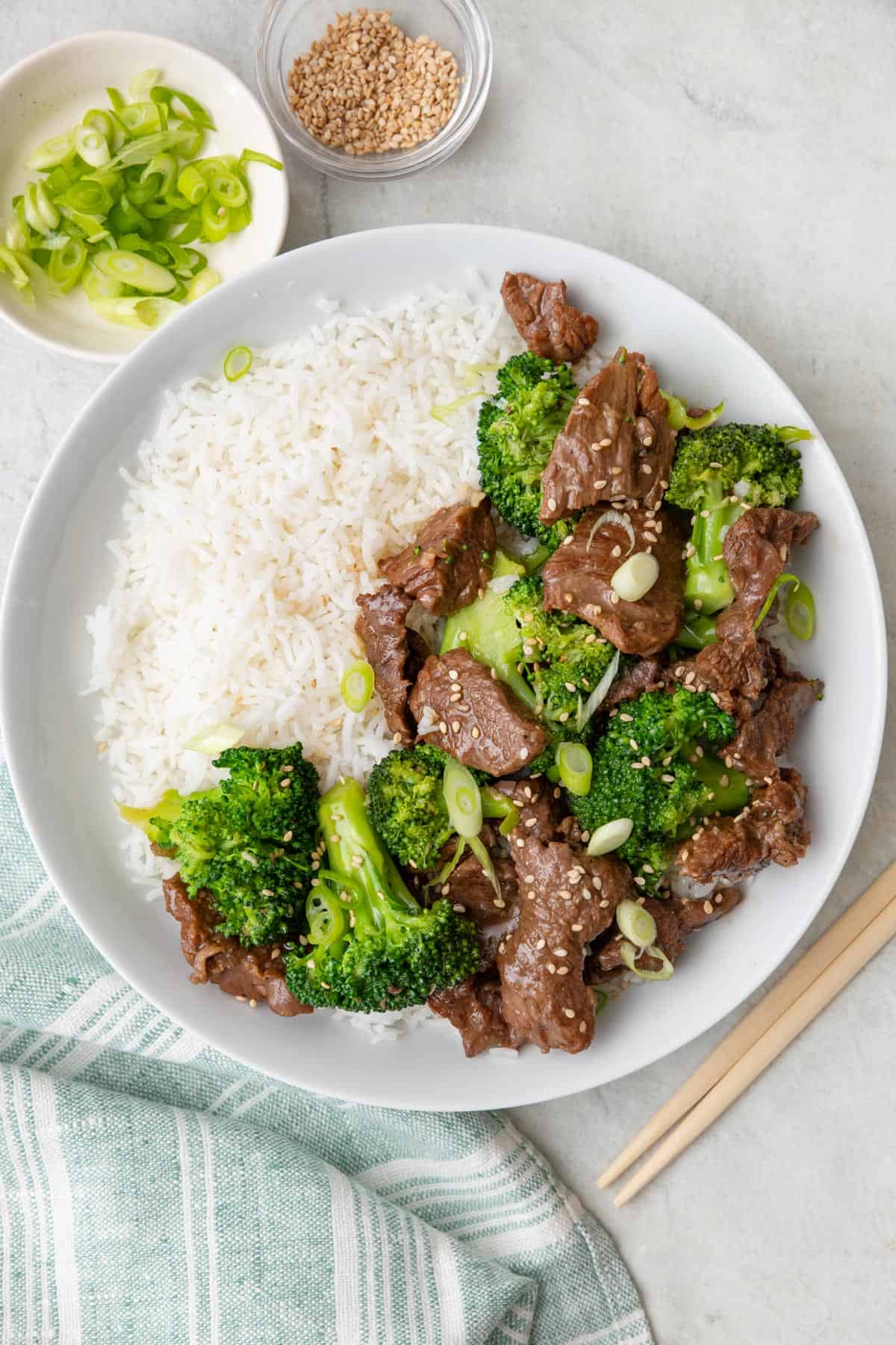 Beef and Broccoli with Rice - One Bite Nutrition